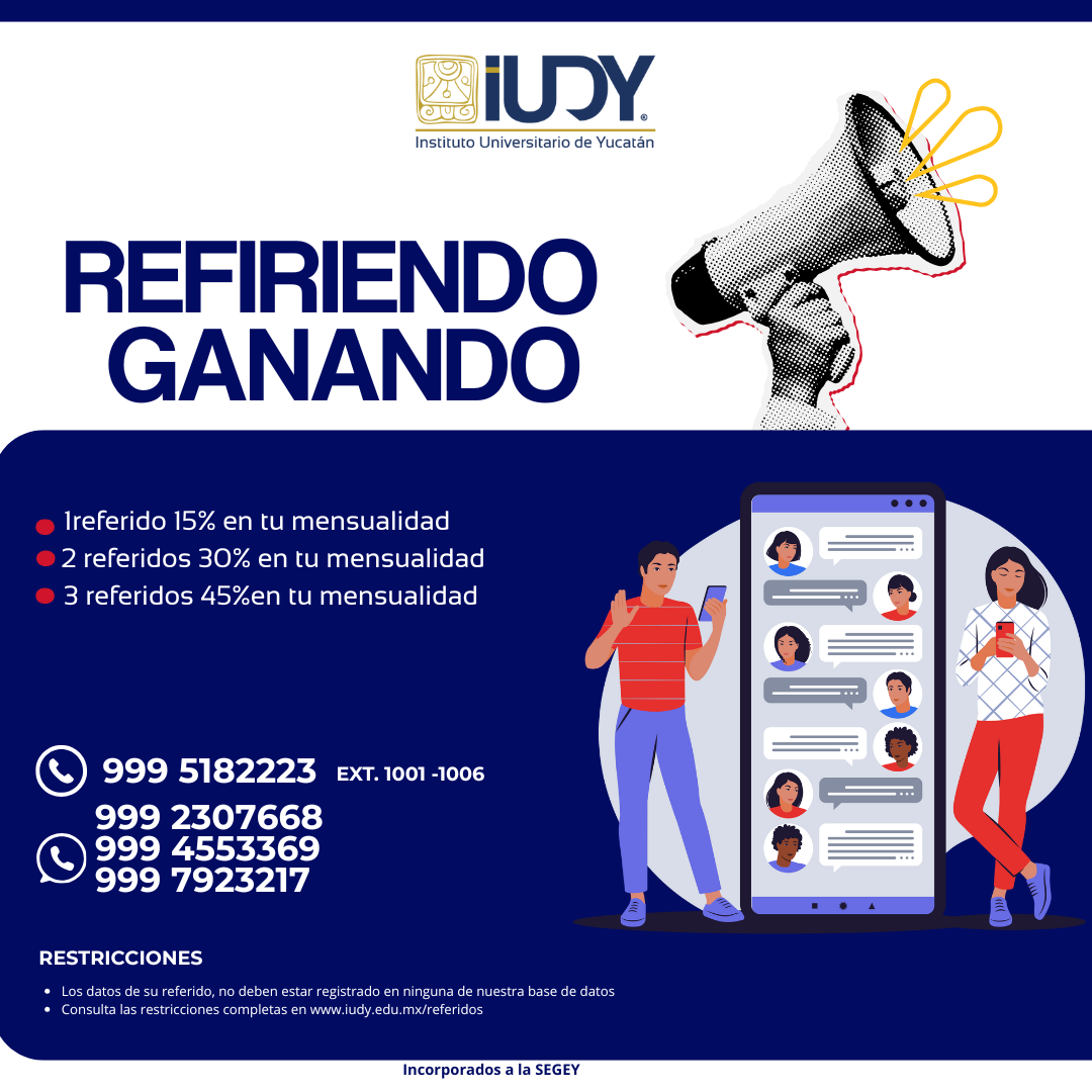 Campaña de referidos - IUDY